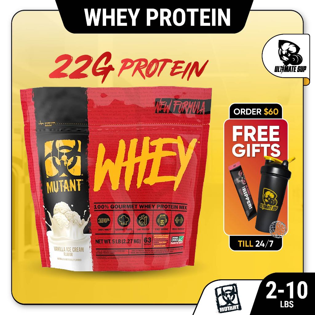 Mutant WHEY - 100% Whey Protein, added Digestive Enzymes help Build ...