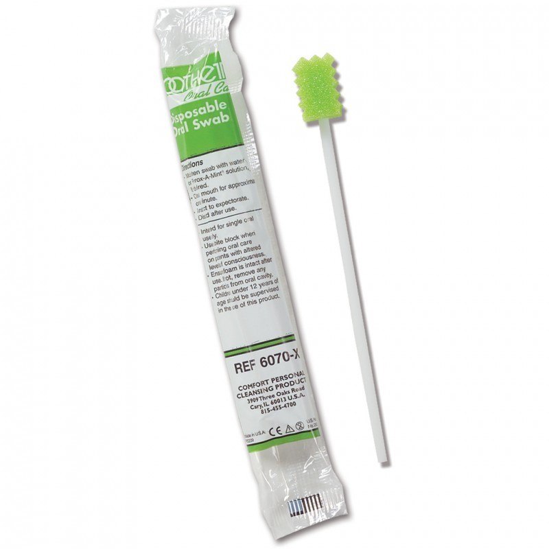 SAGE Toothette Plus Oral Swabs, Oral Hygience, Sodium Bicarbonate Swab ...