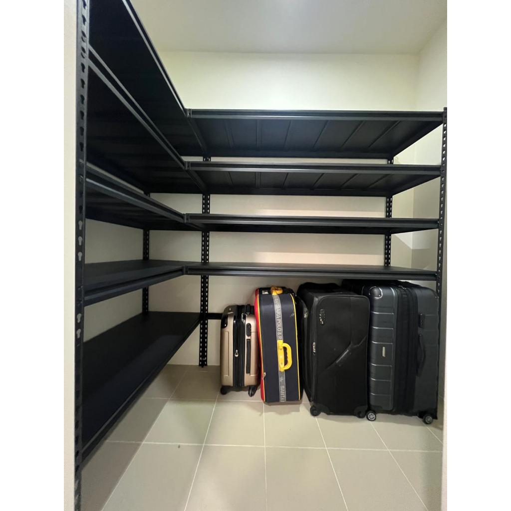 Heavy Duty Rack 5 Tiers Adjustable Store Room Boltless Metal Storage ...