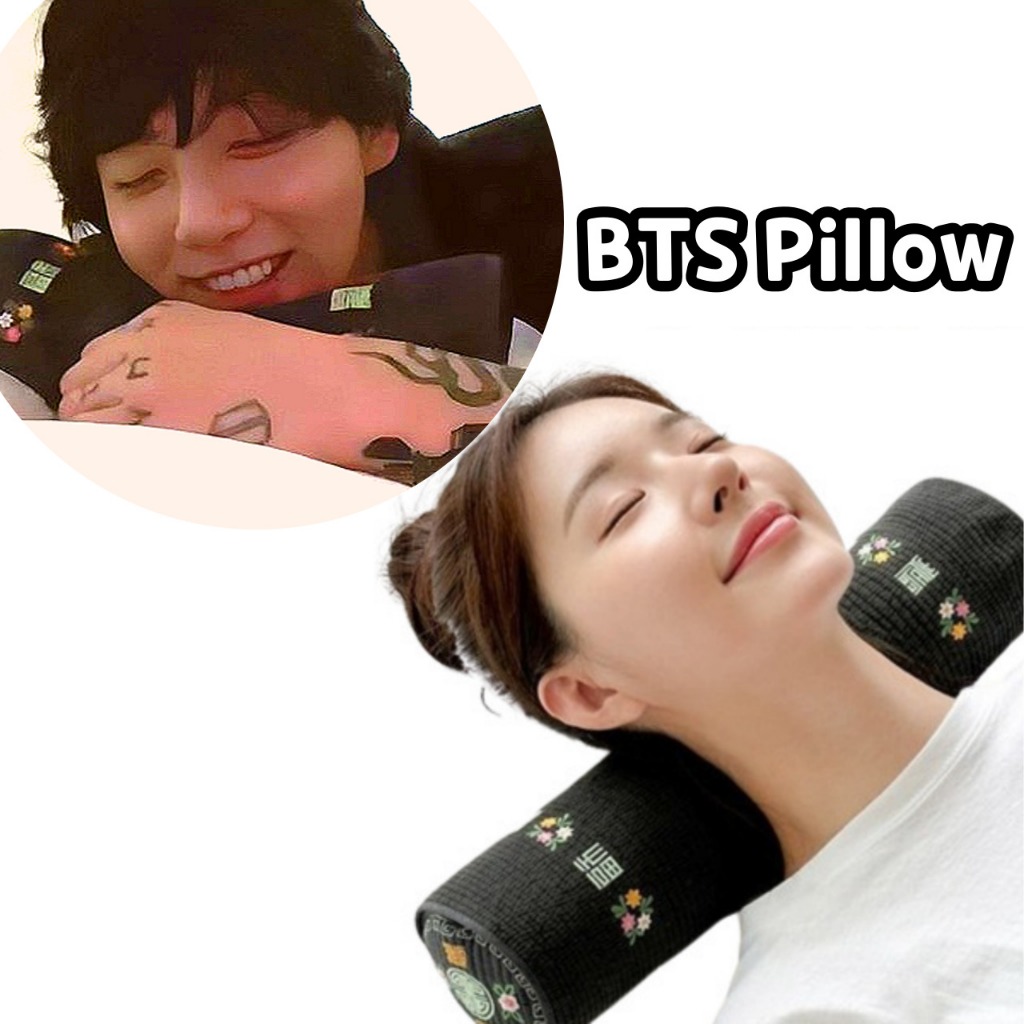 BTS Jungkook Cervical Neck Pillow with Hinoki Chips and Buckwheat Hulls ...