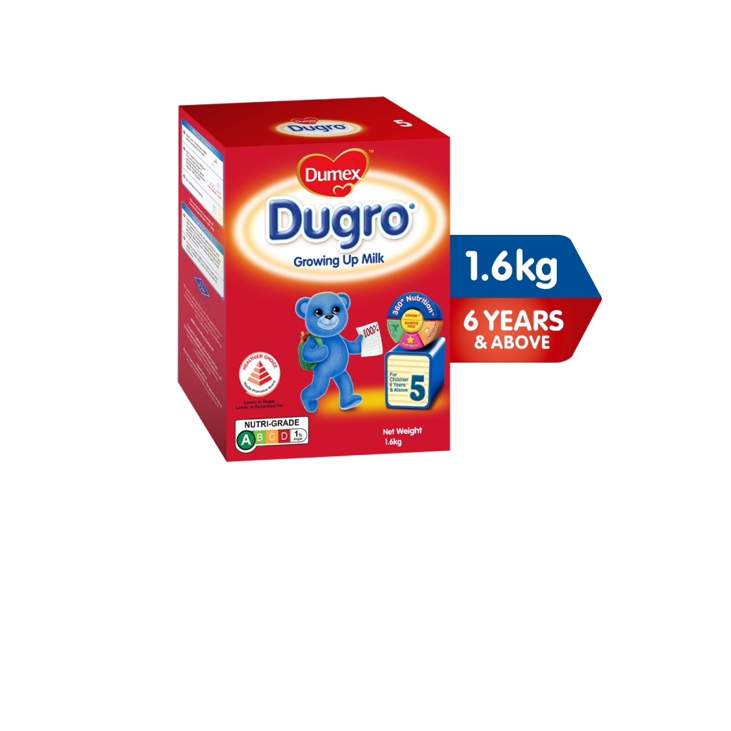 Dumex Dugro Stage 5 Growing Up Kid Milk (1.6kg) | Shopee Singapore