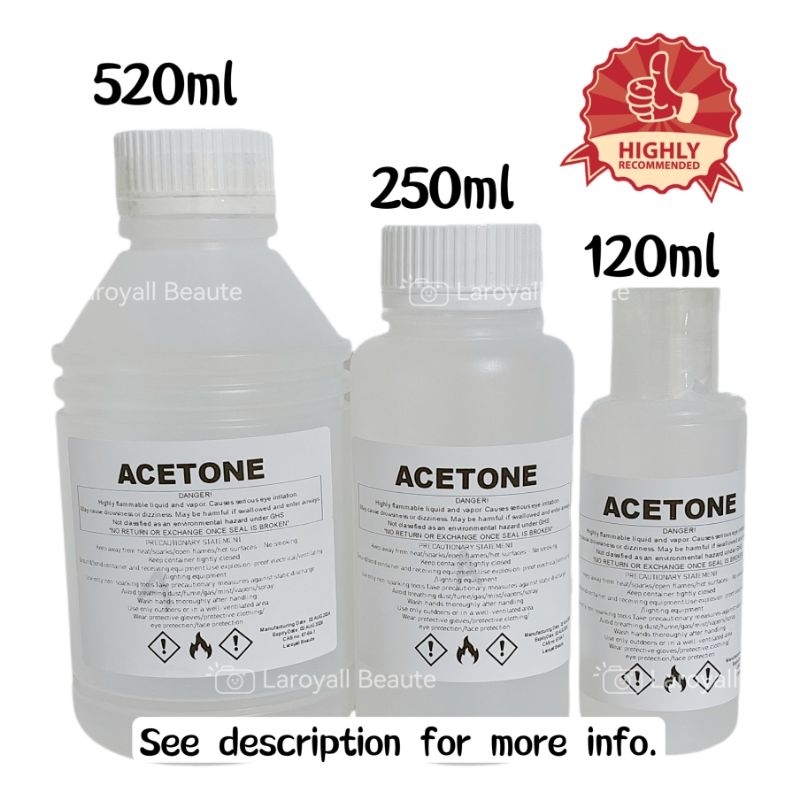 [SG STOCK] PURE ACETONE 99.9% IPA ALCOHOL & more | Shopee Singapore