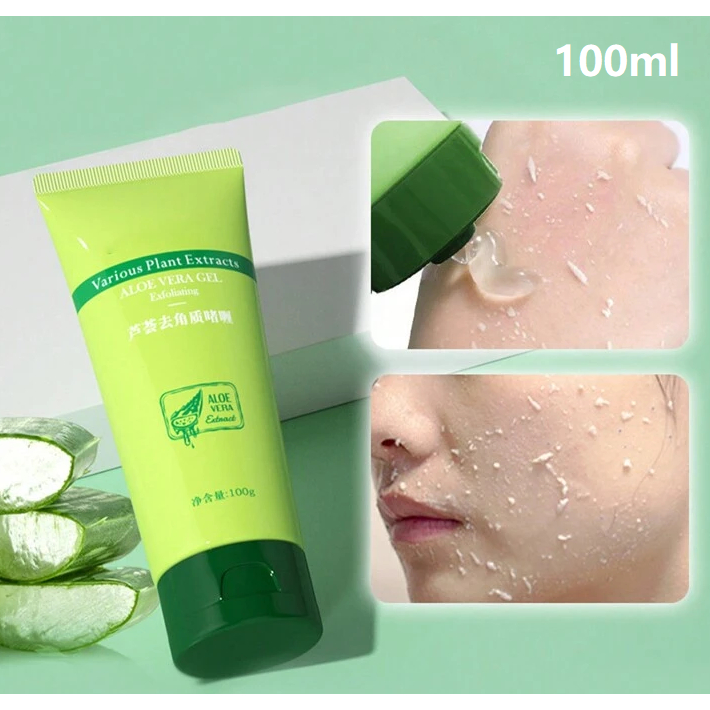 Skin Care Face Exfoliating Cream Whitening Repair Facial Scrub Cleaner ...