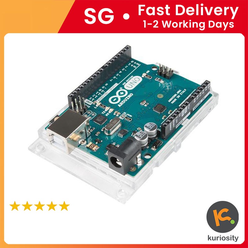Arduino Uno R3 SMD Original with Base | Shopee Singapore