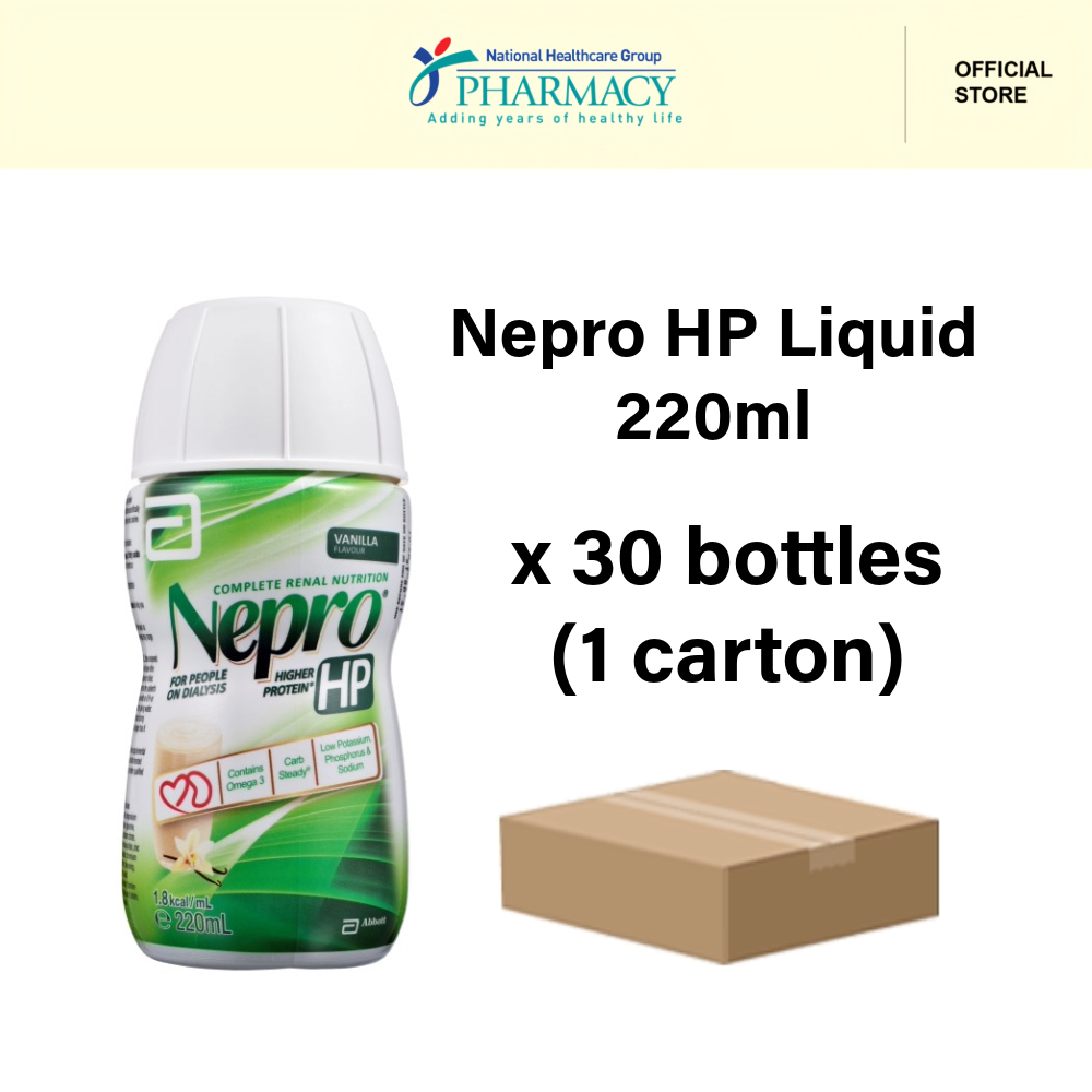 Nepro HP Liquid 220ml x 30 bottles (Expiry Date: Sep 2025) | Shopee ...