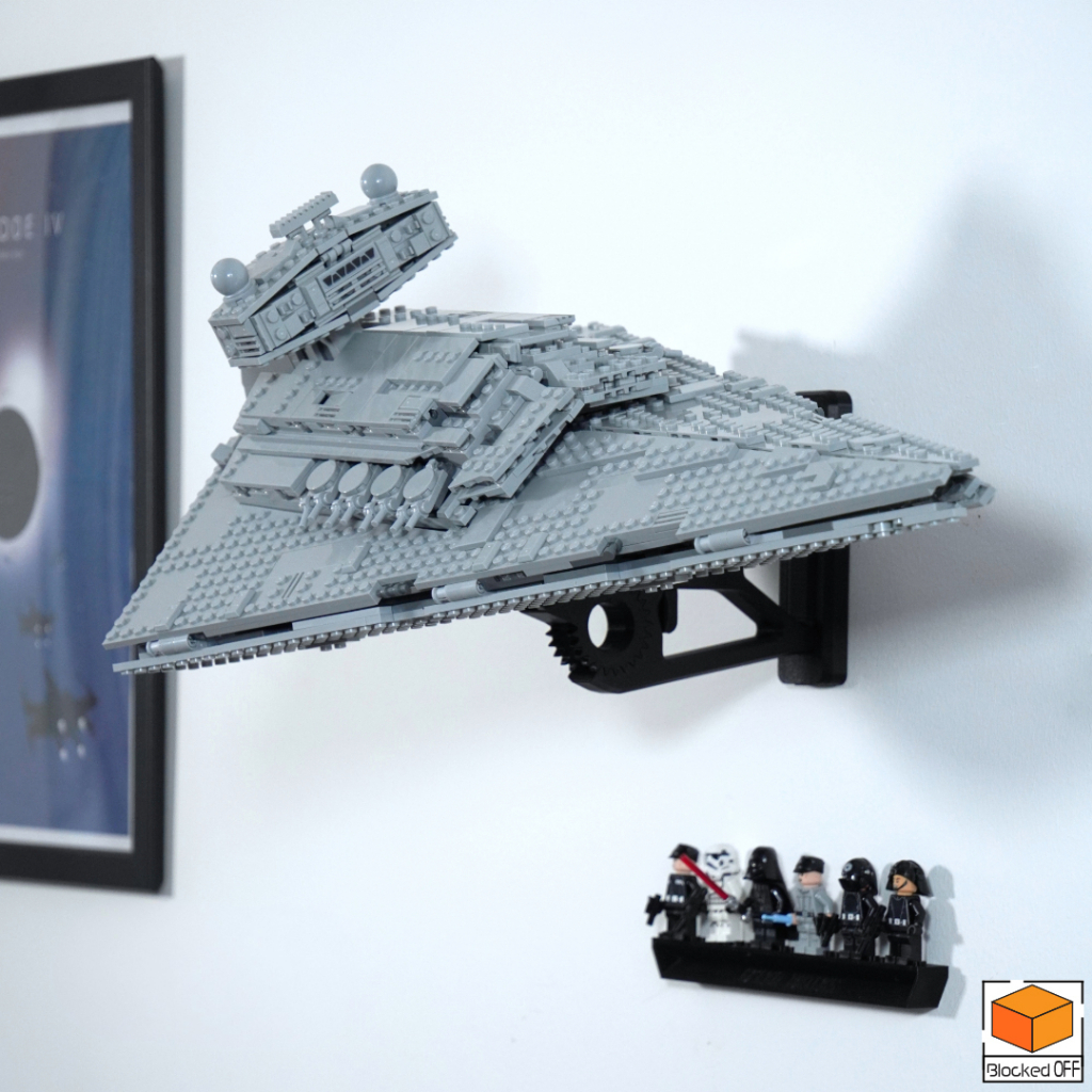 Wall Mount for LEGO Star Wars Imperial Star Destroyer (75055 & 75394 ...