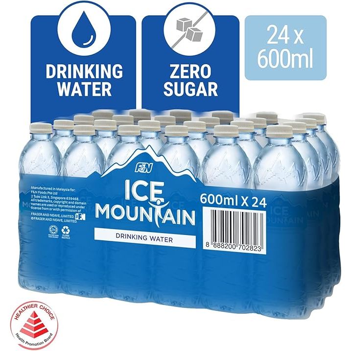 [1 Carton] Ice Mountain Drinking Water (24x600ml) | Shopee Singapore