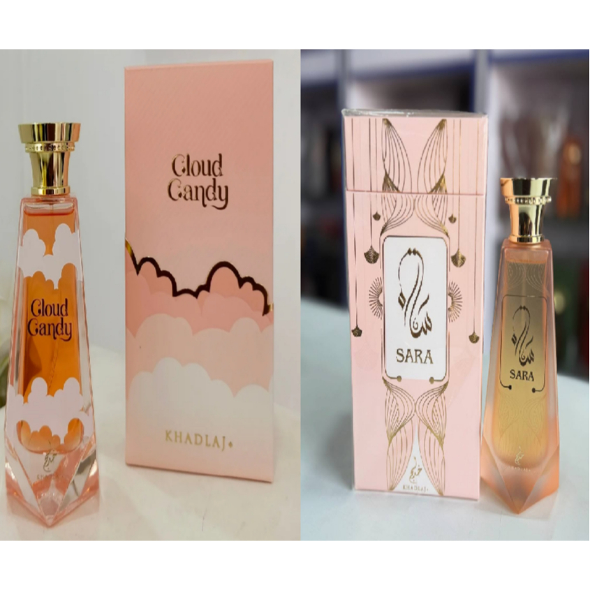 Khadlaj Perfumes Collection🌟Cloud Candy 💫Sara 🌟 EDP 100ml | Shopee ...