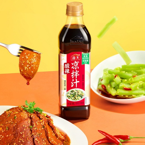 HADAY Hot and Sour Cold Sauce Salad Steak Dressing 海天酸辣凉拌汁 560g ...