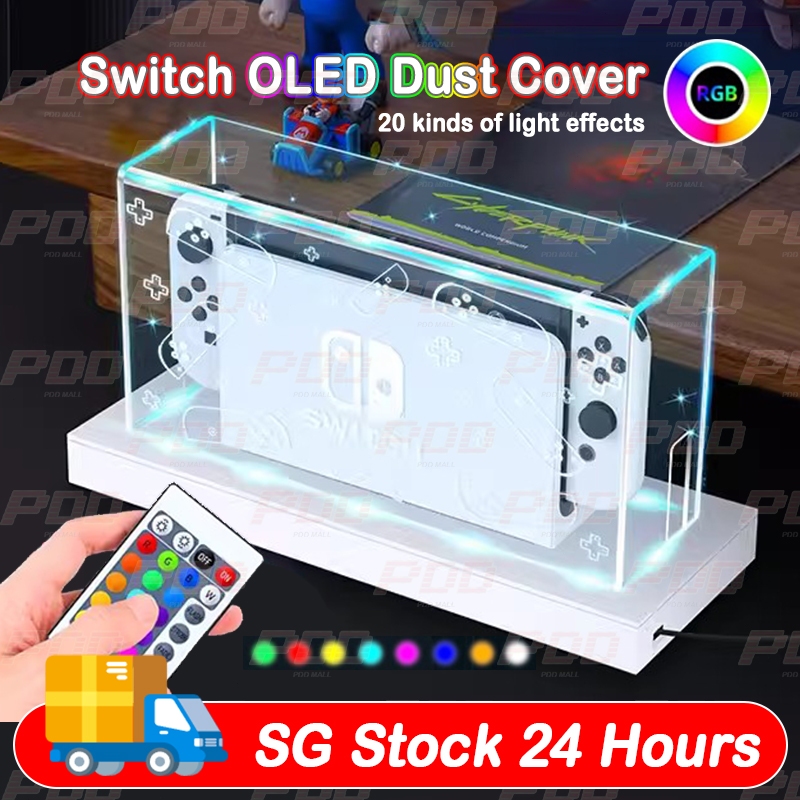 [SG Stock]Switch Oled Dust Cover Base 20 Colors Light Transparent ...