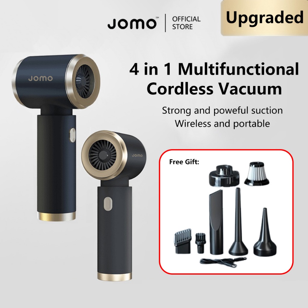 SG Ready Stocks JOMO Wireless Handheld Car Vacuum Portable Vacuum Powerful Suction | Shopee ...
