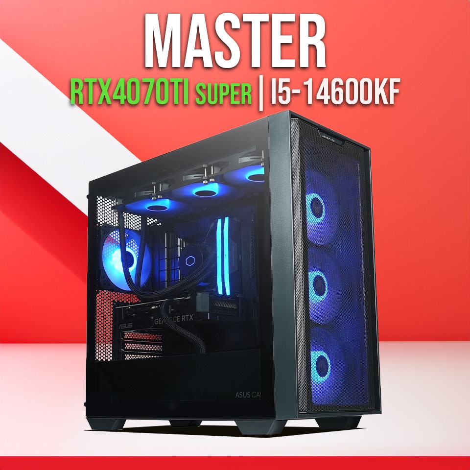 INVADER MASTER M33 | RTX 4070Ti SUPER | i5-14600KF GAMING DESKTOP ...