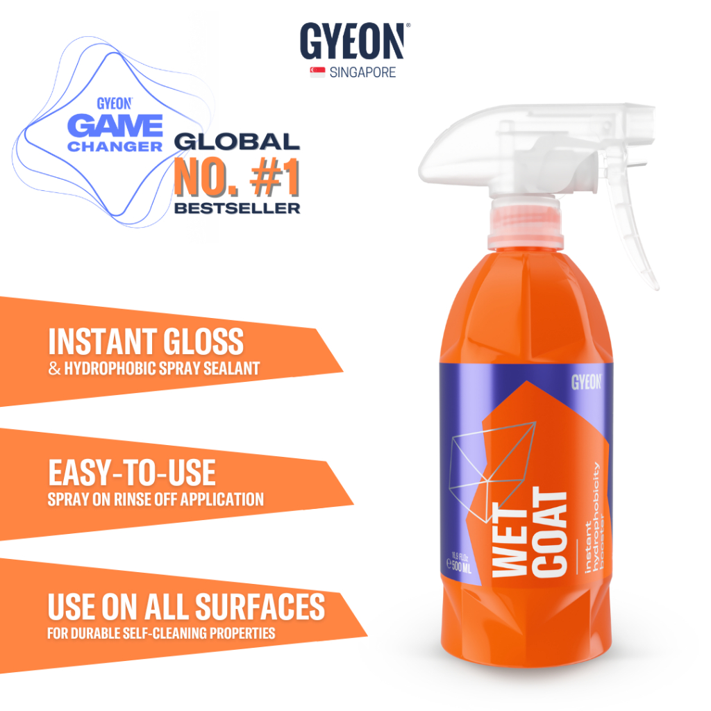 GYEON Q2M WETCOAT 500 ml - Automotive Car Care Instant Hydrophobicity ...