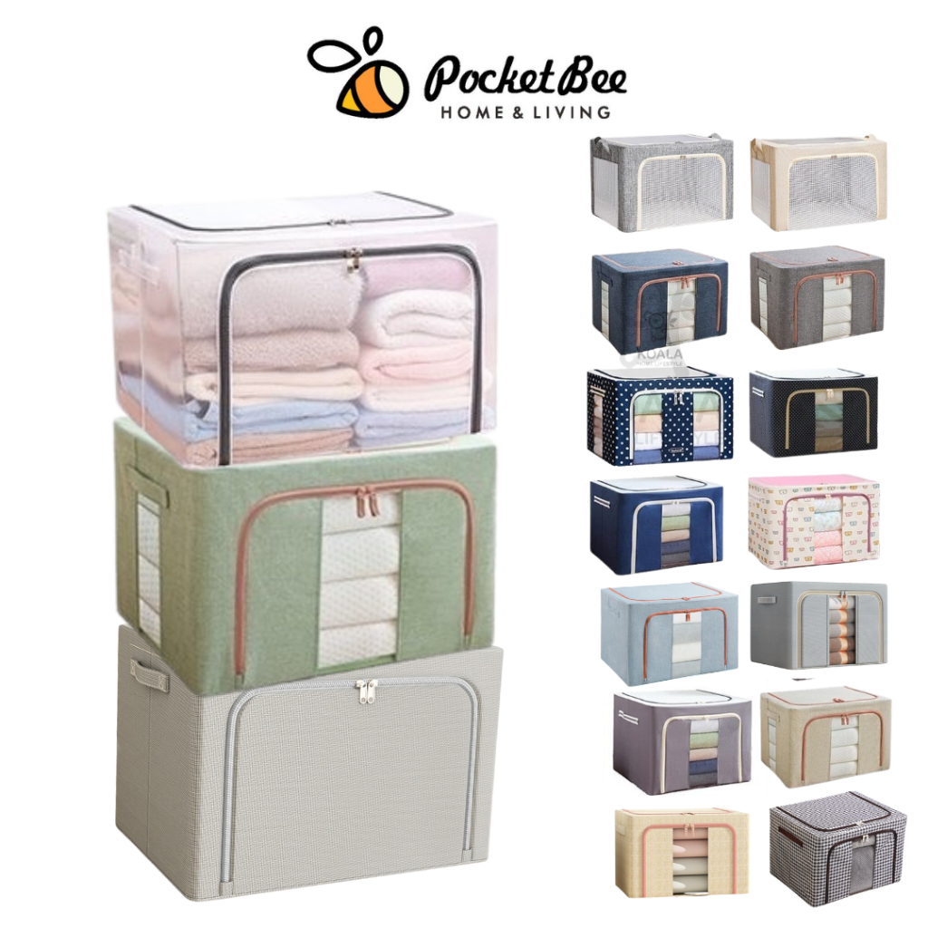 Pocketbee - Organizer Foldable Storage Box /Clothes Organizer/Stackable ...