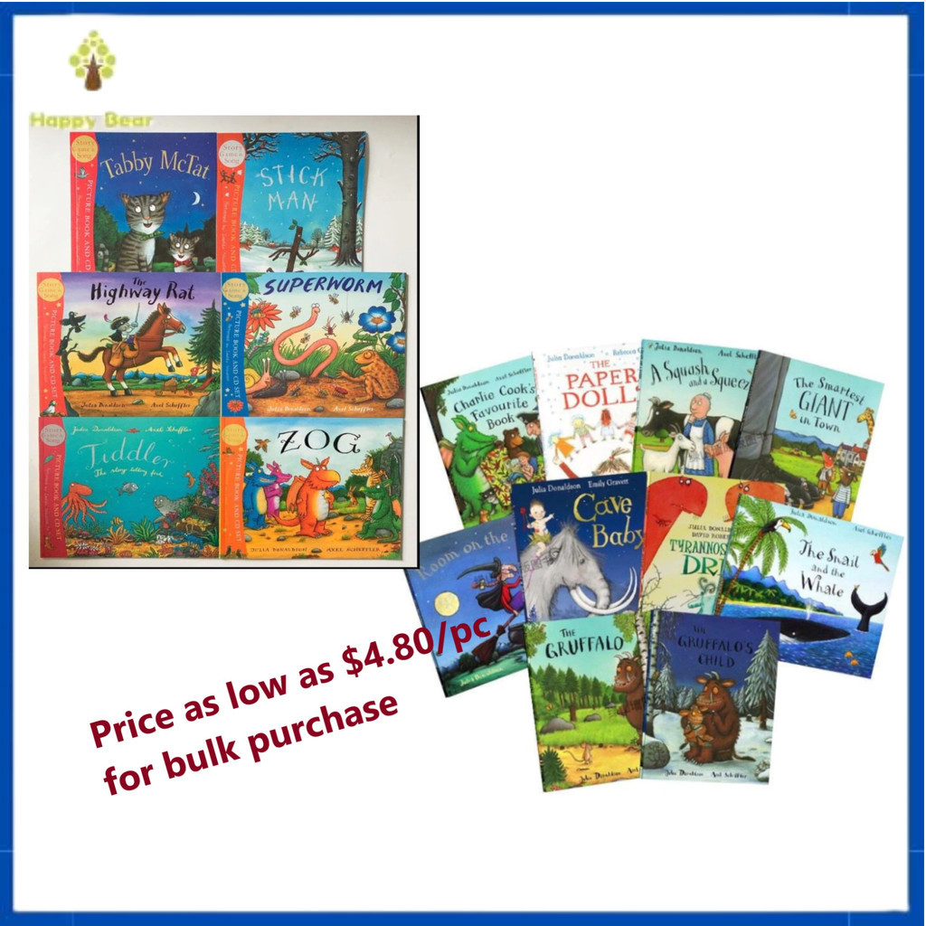 [Stock Clearance Sale!] Julia Donaldson (Author for Gruffalo) 16 books ...