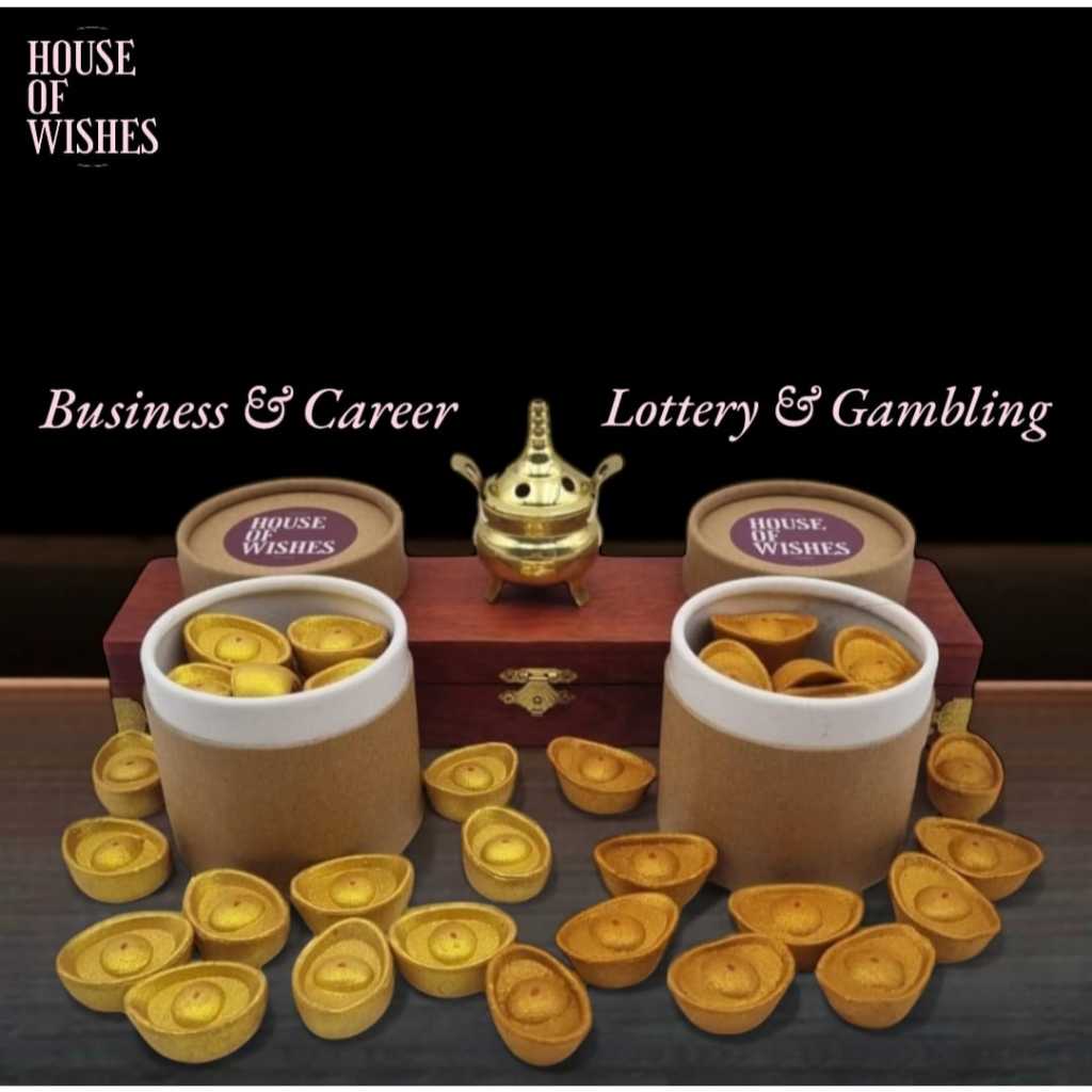 Powerful Wealth Fetching Golden Ingot Incense [正财/偏财] | Shopee Singapore