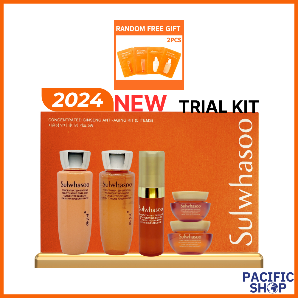 [Sulwhasoo] Concentrated Ginseng Anti-Aging kit (5 items) [Sample ...