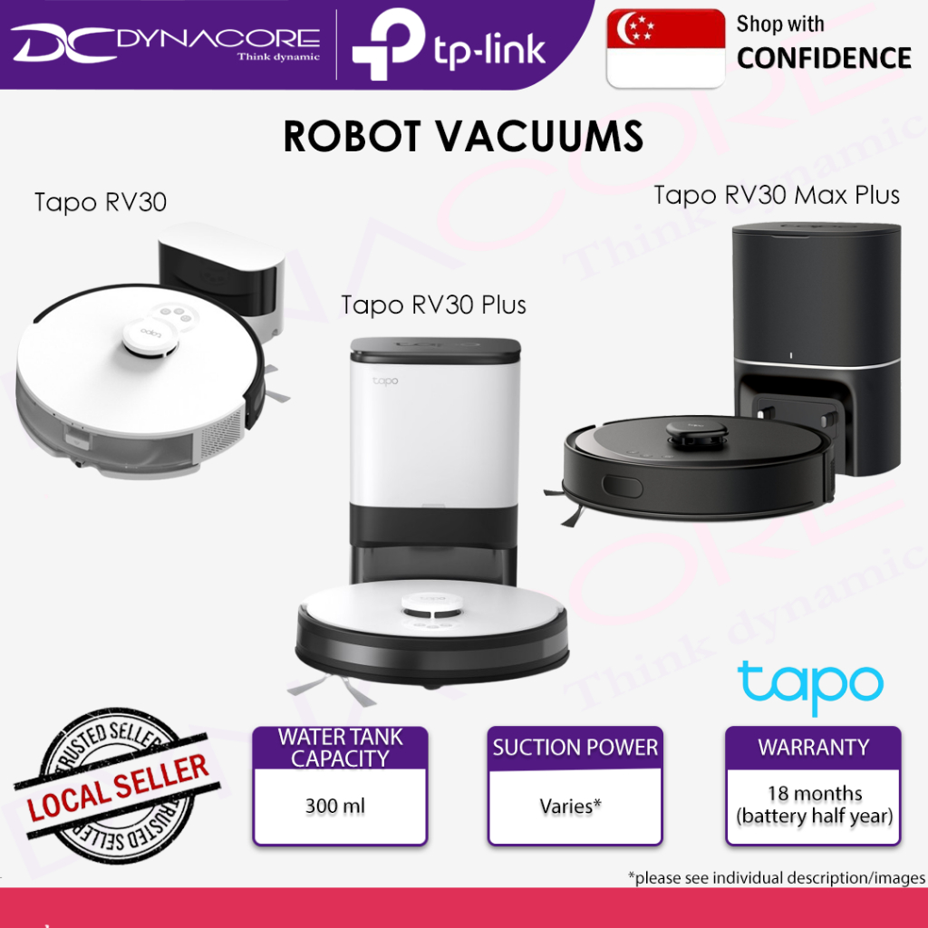 TP-Link Tapo RV30 / RV30 Plus / RV30 Max / RV30 Max Plus LiDAR ...