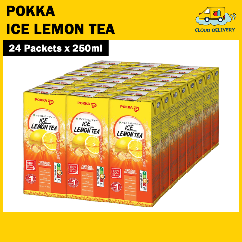 Pokka Ice Lemon Tea Packet (24 x 250ml) | Shopee Singapore