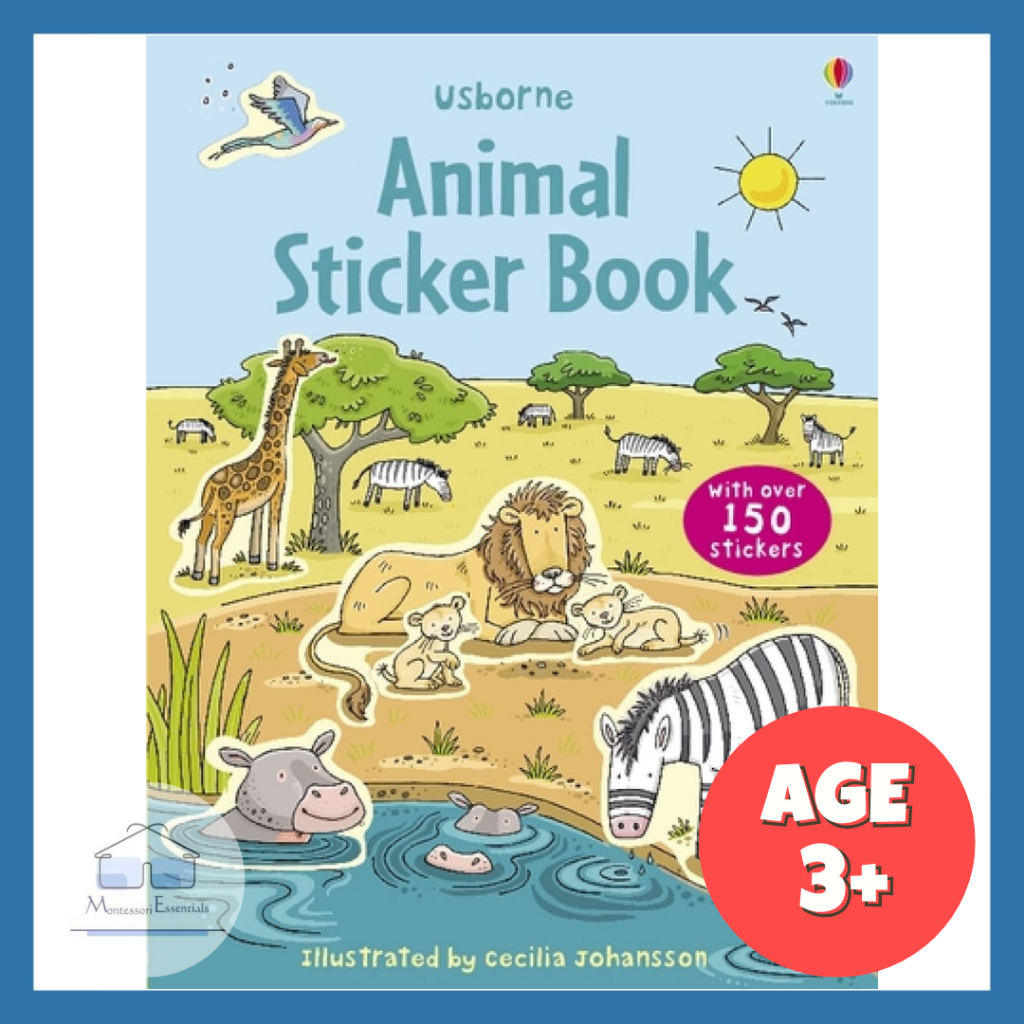 (Animal) Usborne Sticker Book Kids Sticker Books Children Activity ...
