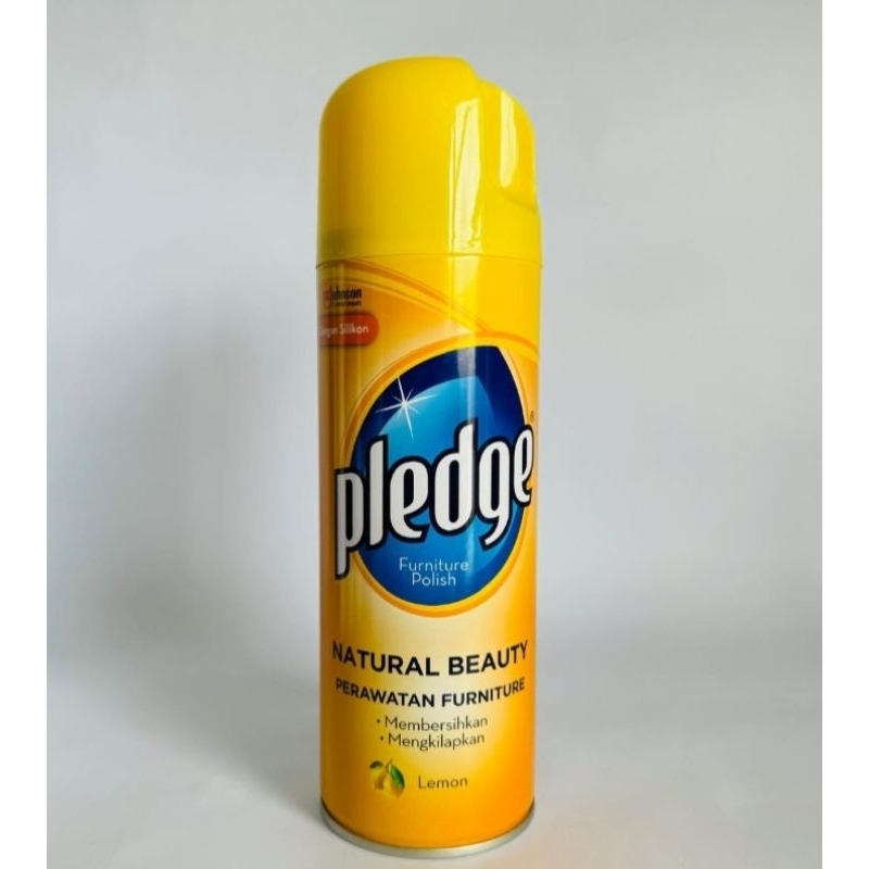 Pledge Nature Beauty Furniture Polish Lemon Spray, 330G | Shopee Singapore