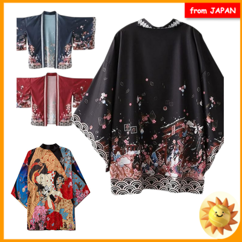 AiO JAPAN festival costumes, happi coat, phoenix, courtesan, black ...