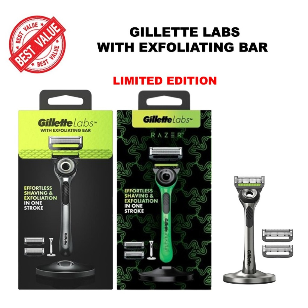 Gillette Labs with Exfoliating Bar Razor / Limited Edition / 1 Handle ...