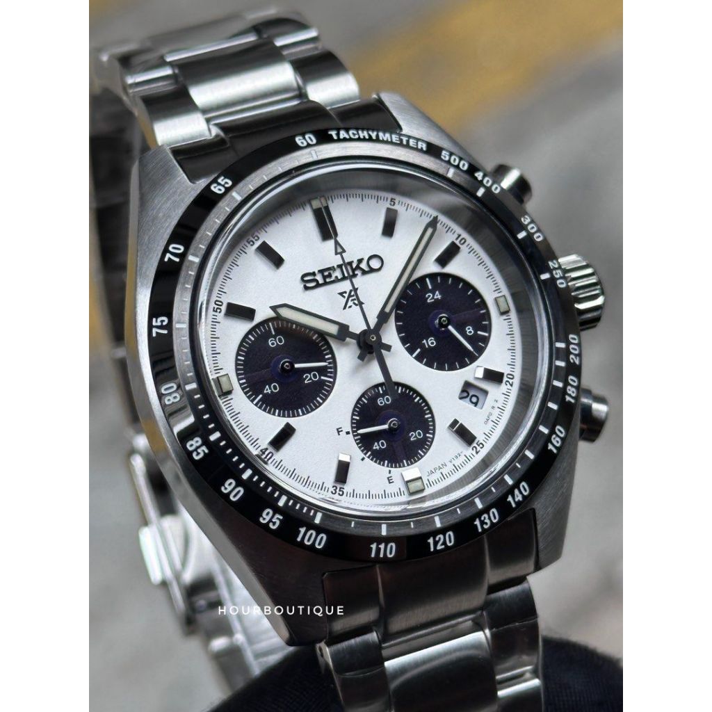 Brand New Seiko Prospex Speedtimer Panda Solar Powered Chronograph ...