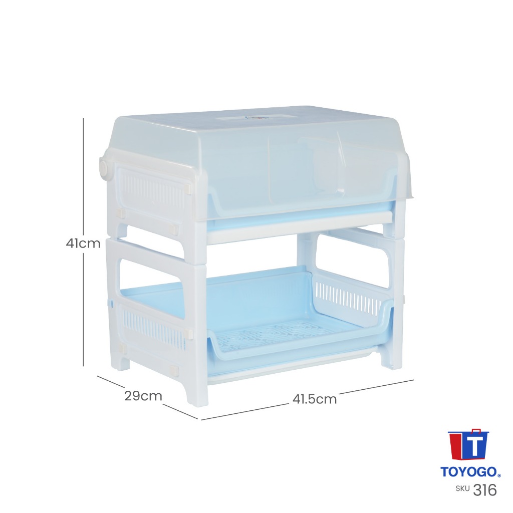 Toyogo 316 Dish Rack (2 Tier) | Shopee Singapore