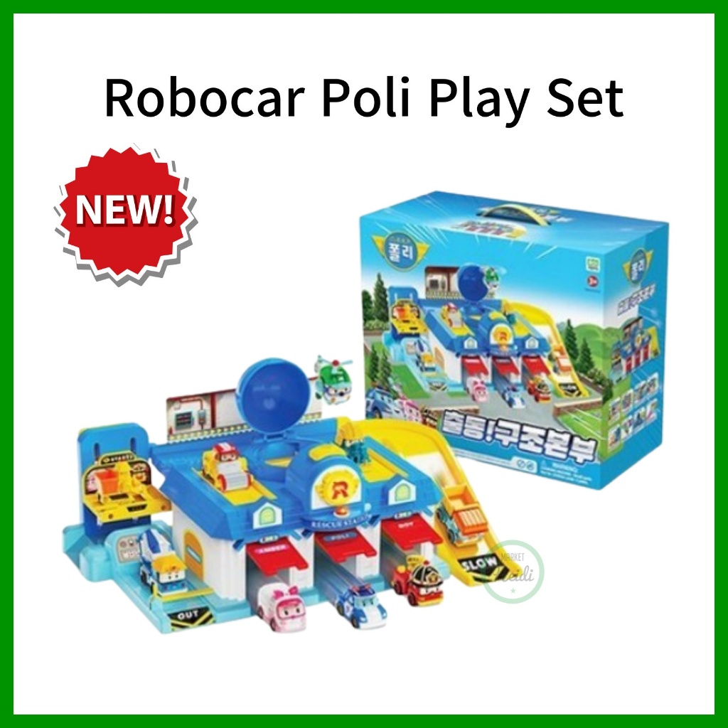 KOREA 🇰🇷 Robocar Poli Play Set / poli minicar set | Shopee Singapore