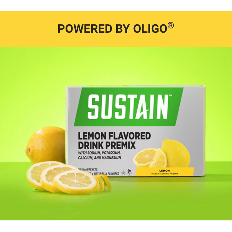 Sustain® Sport Lemon Blast 20 Packets/Box, Hydration Drink/Muscle ...