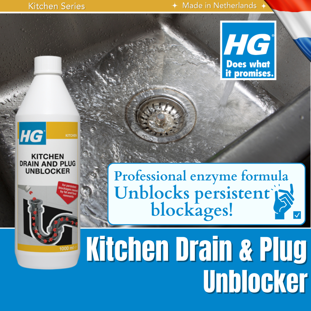 HG Kitchen Drain and Plug Unblocker 1000ml | Shopee Singapore