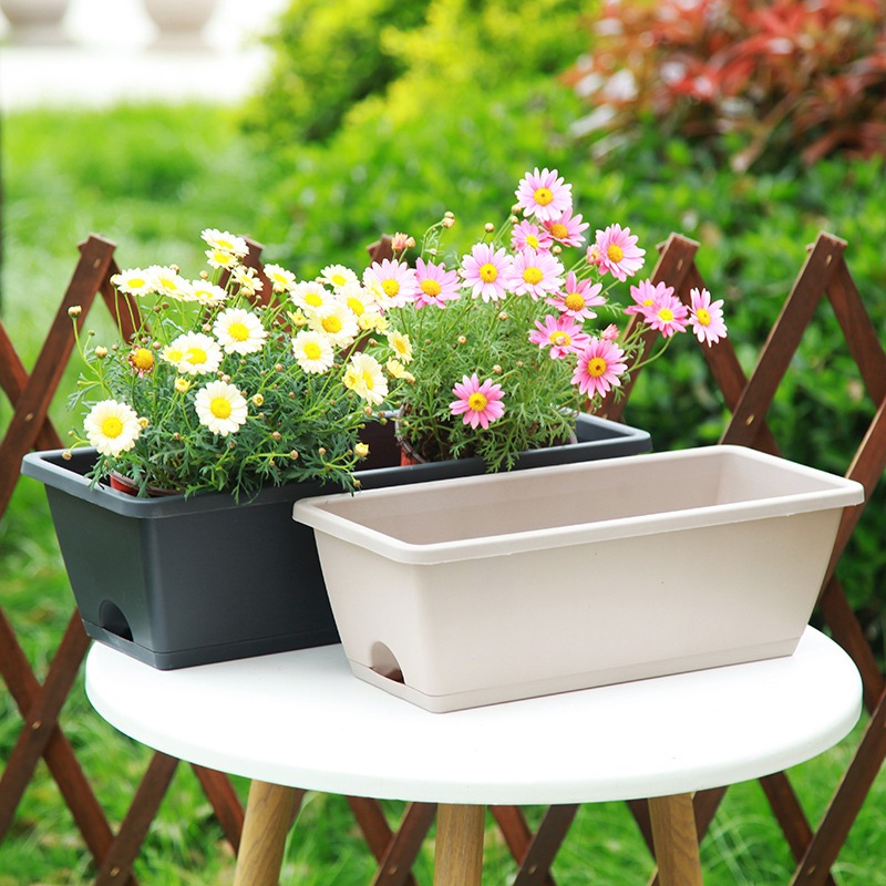Multifunctional Plastic Planter Box Planting Vegetable Basin Outdoor ...