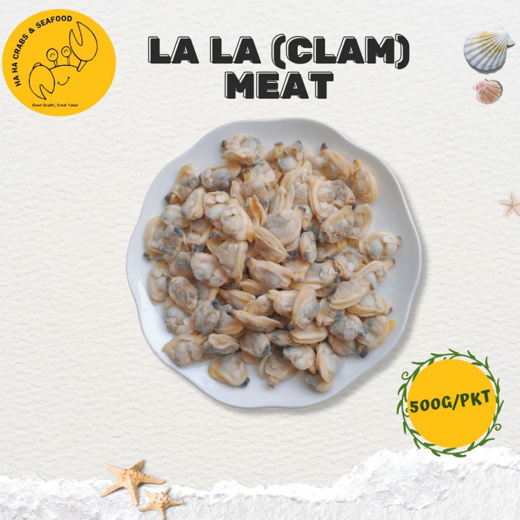 Clam Meat, La La Meat 啦啦肉, 500g/pkt | Shopee Singapore