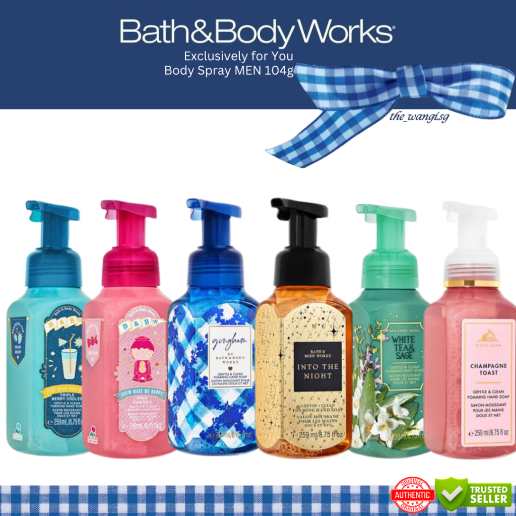 BATH AND BODY WORKS HAND SOAP BBW HAND WASH 259ml/236ml ANTIBACTERIAL ...