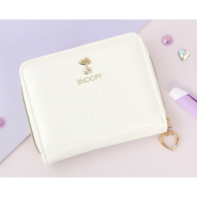 Peanuts Snoopy Wallet Women Coin Purse Photo Wallet Cute Wallet Short ...