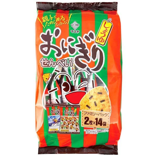 [Direct from japan ]Masuya Onigiri Senbei Onigiri Rice cracker, soy ...