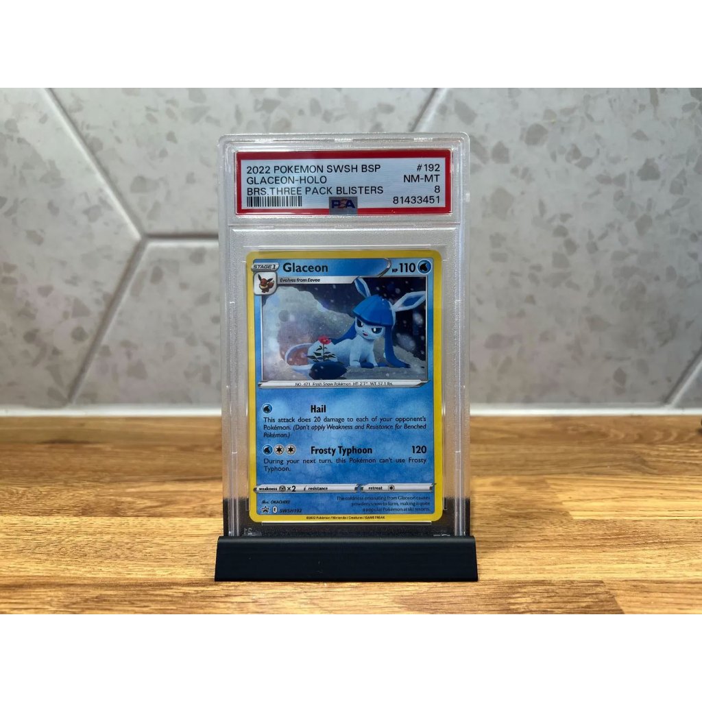 Minimalist PSA Graded Pokemon Card Desk Holder (Stand Only) | Shopee ...
