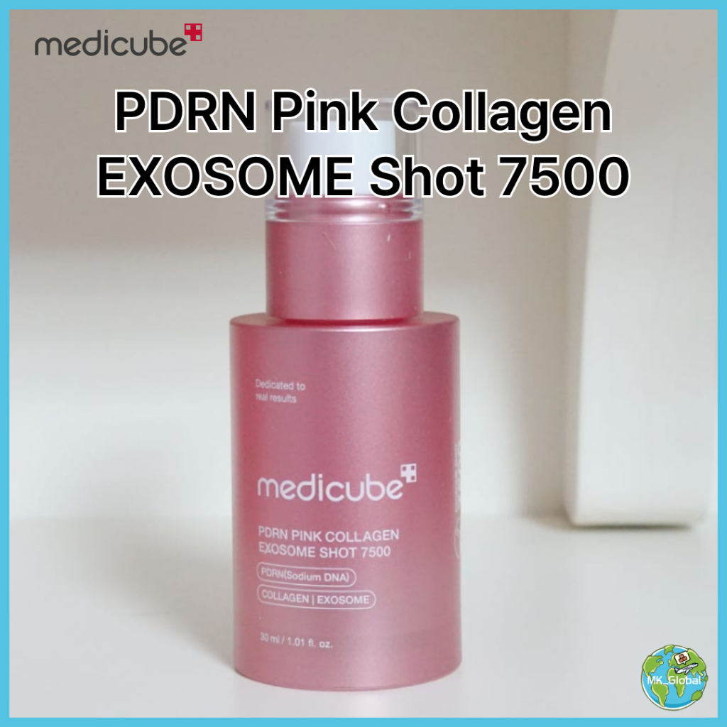[MEDICUBE] PDRN Pink Collagen Exosome Shot Ampoule 7500 30ml - Skin ...