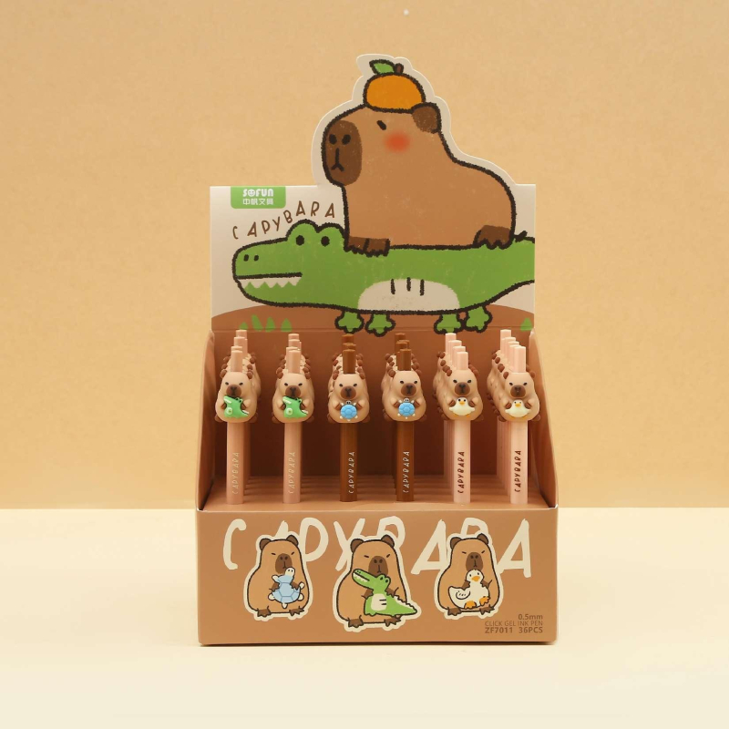 Miniworld Ballpoint Pen Capybara Stationery School Supplies (ZF7011 ...