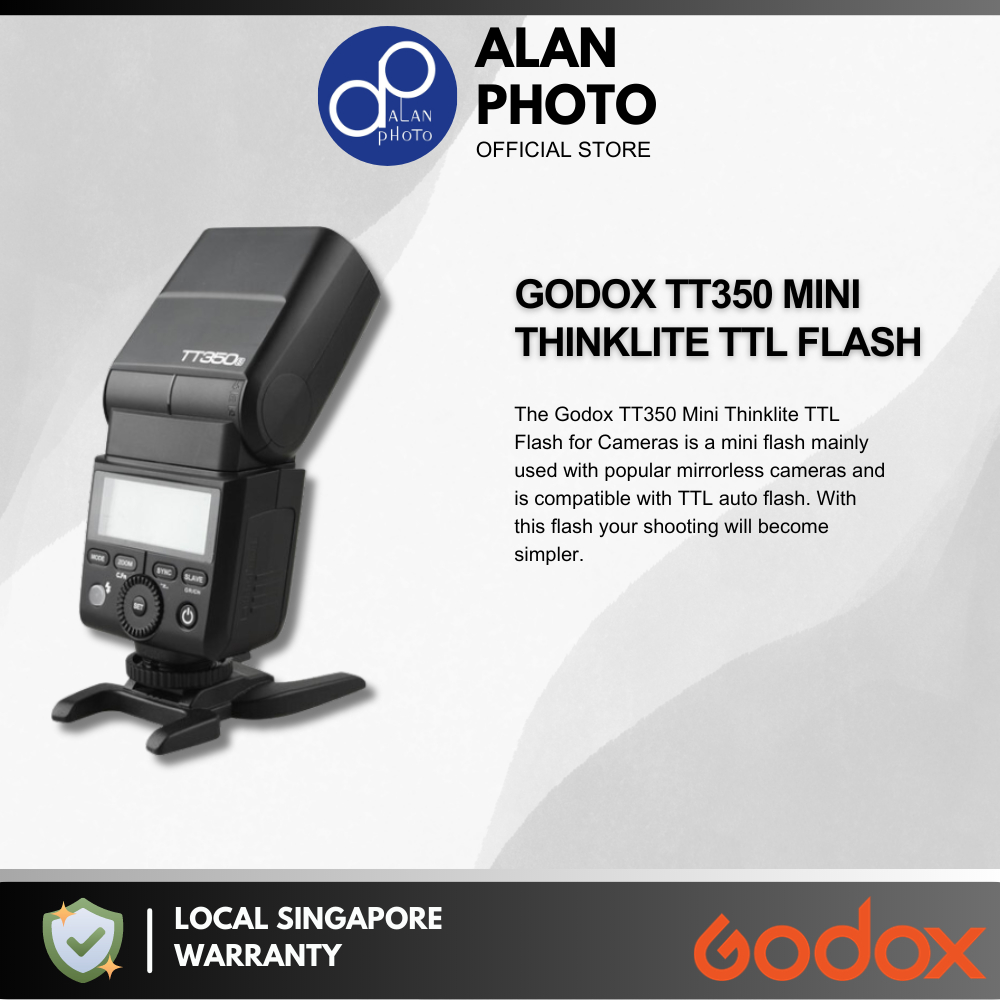 Godox Thinklite TT350 2.4G TTL Flash Speedlite for Nikon/Canon/OMD/Fujifilm/Sony | Shopee Singapore