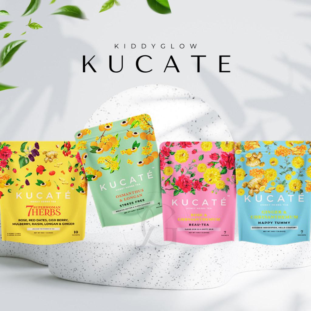 KUCATE | HERBAL TEA WITH REAL EDIBLE WILDFLOWERS | Shopee Singapore