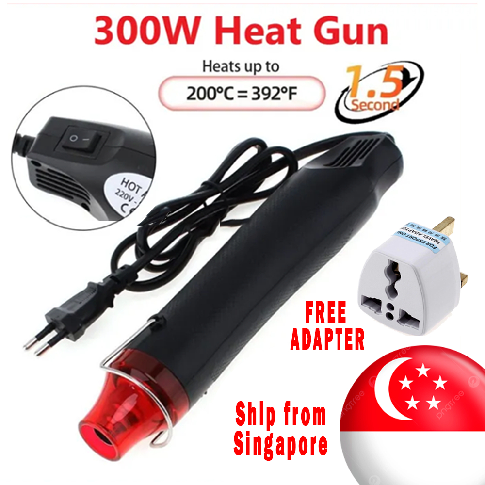 300W / 2000W Hot Gun Blower Heat Gun Blower Heater Gun Plastic Wrap Hot ...