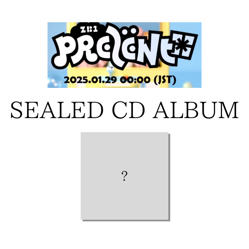 SEALED ZB1 PREZENT Japan 1st EP / SUNG HAN BIN KIM JI WOONG ZHANG HAO ...