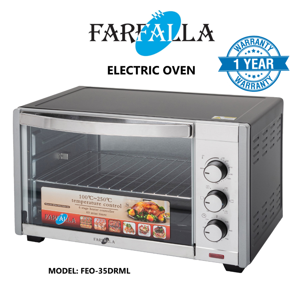 Farfalla FEO-35DRML Electric Oven | Multi-Function Countertop Oven with Convection & Rotisserie ...