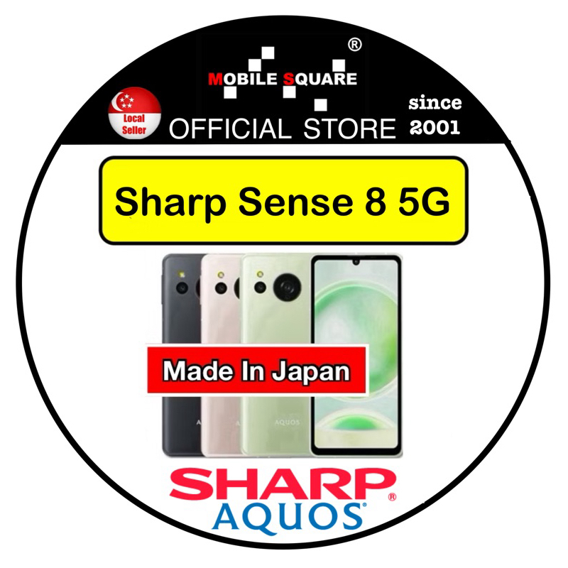 Sharp Aquos Sense 8 (256GB/8GB RAM) - 1 Year Sharp Singapore Local ...