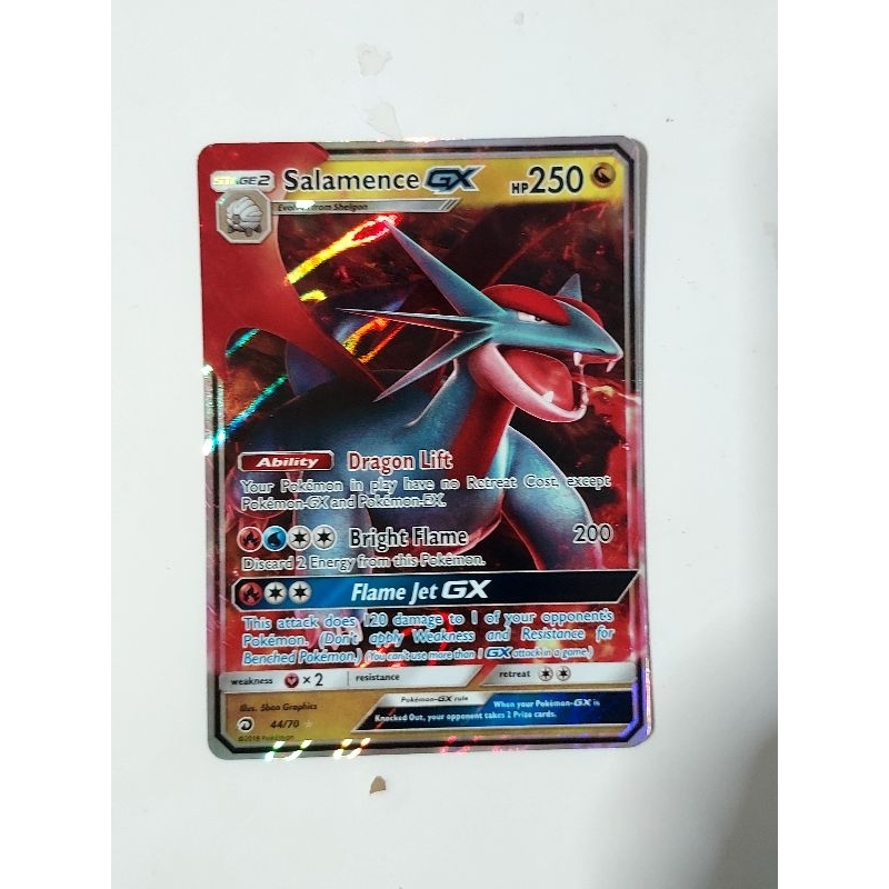 Pokemon salamence gx dragon majesty card | Shopee Singapore