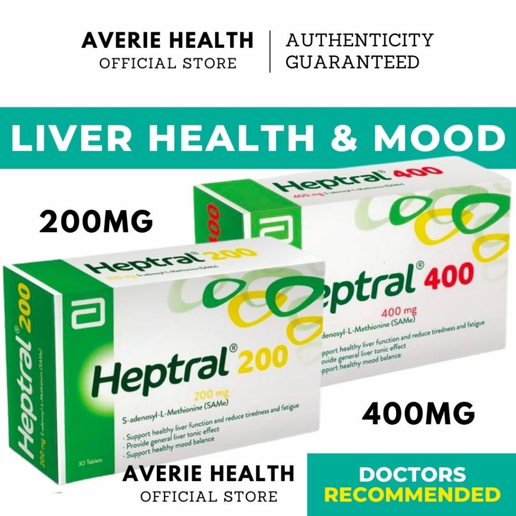 Abbott Heptral 400mg / 200mg 30s | Support Liver Health, Care & Mood ...