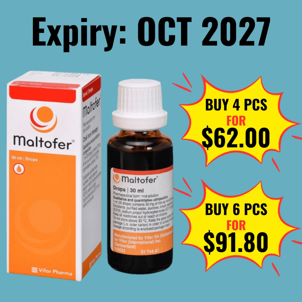 Maltofer Drops 30ml Iron Supplement | Shopee Singapore