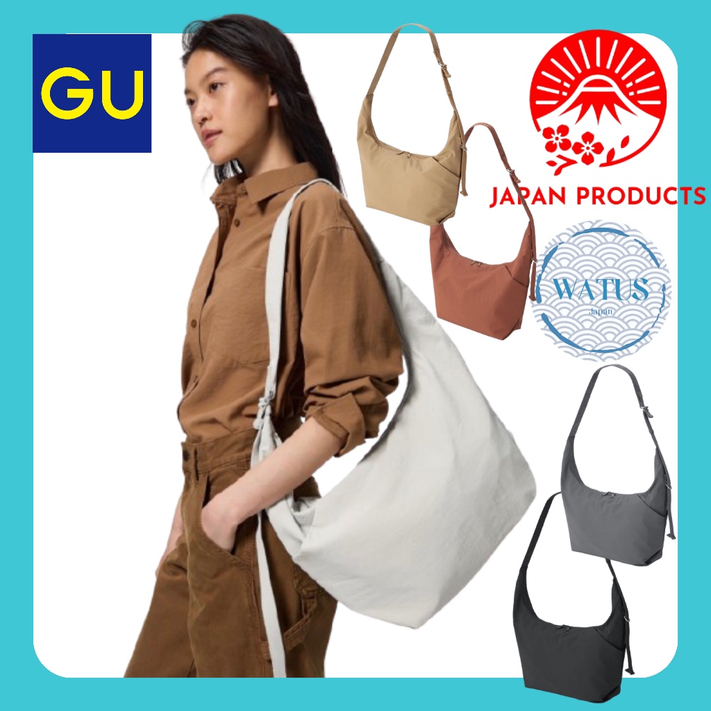 【Direct from Japan】GU/Soft Nylon Crossbody Bag/Super Popular in Japan | Shopee Singapore
